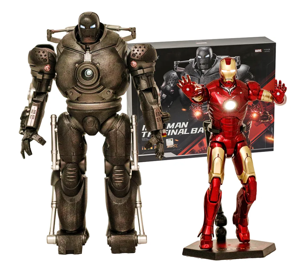 Iron Monger & Iron Man Mark III 1:10 Scale Collectible Figure Deluxe E ...