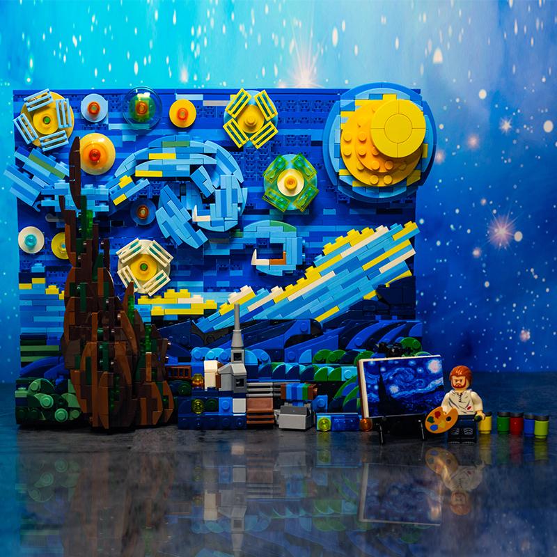 DK 3001 Idea Series Vincent Van Gogh - The Starry Night – Brickaroo